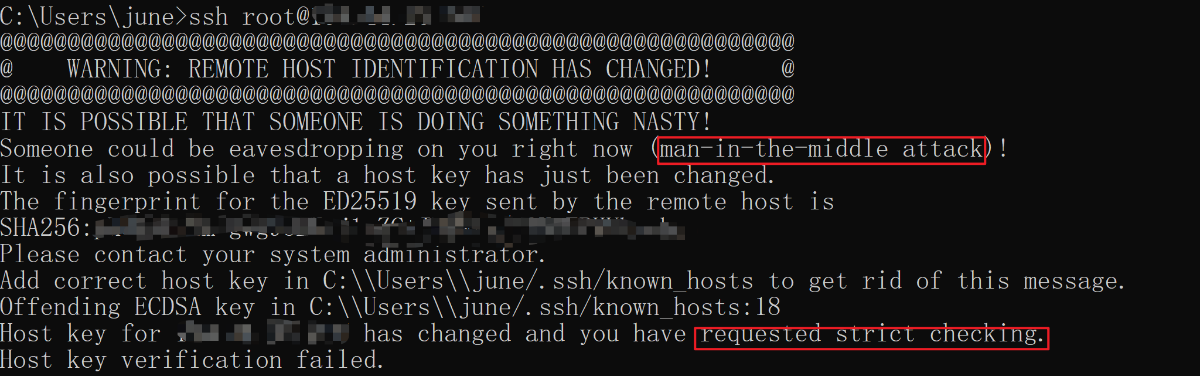 如何解决Windows自带ssh客户端“WARNING: REMOTE HOST IDENTIFICATION HAS CHANGED!”报错 - LeonXieの小窝